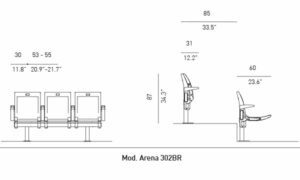 Arena 302: Sports Facility Seating | Seats for sport venues